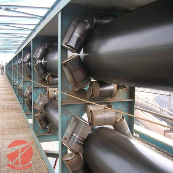 Quality Heavy Duty Rubber Multi Ply Textile Pipe Conveyor Belt for sale