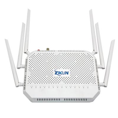 China ZIKUN GPON EPON ONU ZC-521T XPON ONT CATV 2POTS 4GE 6 External Antenna for sale
