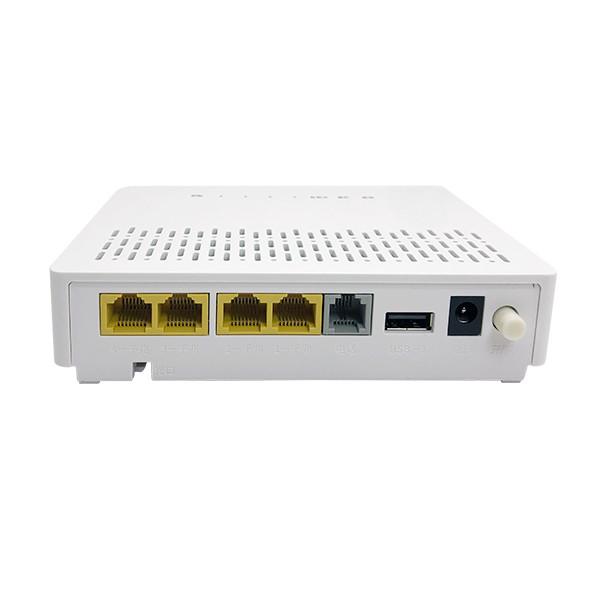 Ontario de fibra óptica de FTTH ZC-500N XG PON ONU 4GE 1VOIP 2USB GPON