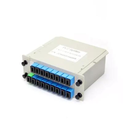 Cina Separatore tipo a cassetta della fibra dello SpA 1x16 del separatore del supporto di scaffale del contenitore a fibra ottica di ABS in vendita