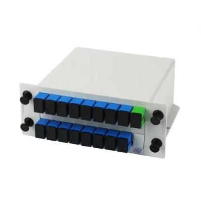 Cina Separatore tipo a cassetta della fibra dello SpA 1x16 del separatore del supporto di scaffale del contenitore a fibra ottica di ABS in vendita
