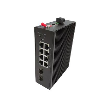 Cina Commutatore industriale 10m di Ethernet di 10 porti/capacità di commutazione 20G 1000M/di 100M in vendita