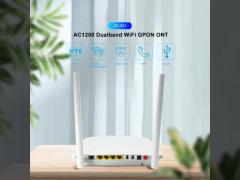 1GE 3FE 1POTS GPON ONT ZC-520T WiFi USB CATV GPON EPON ONU Modem