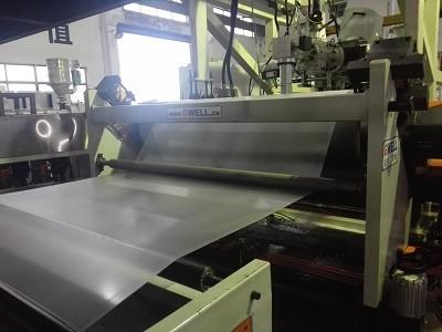 China TPU film coating Composite Cloth Film Extrusion Line  Single Screw 500kg/H for sale