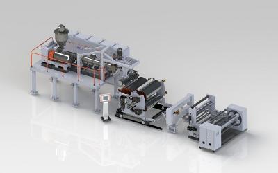 Китай Машины для экструзирования пленки из ETFE массой 120 кг/ч ширина 1000-1500 мм продается