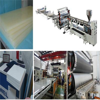 China GWELL 1000-2000mm Width 3-50mm Thickness PP/PE Thick Plate Extrusion Line for Corrosion-resistant Plastic Boards for sale