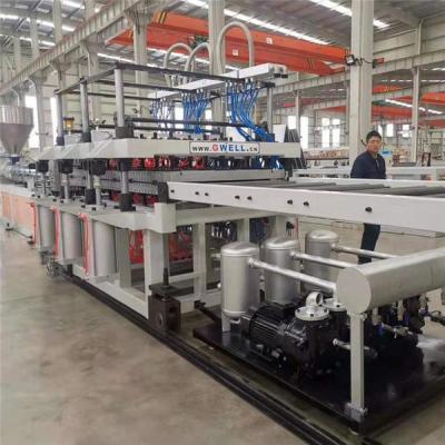 China PP Hollow Building Sheet Extrusion Line Plastic Building Board Making Machine for sale