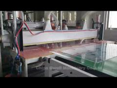 PC Opaque Plate Making Machine PC Heat Resistance Sheet Extrusion Line Single Screw Extruder