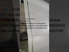 Goede gelijkmatigheid - PVC-kleurige/transparante rigide plaat-extrusielinje
