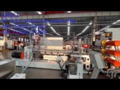 Supaministro de baterías Tesla aislante, línea de producción de chapa de PP (Zulieferer von Batterien für die Isolierung von Tesla, Produktionslinie für PP)