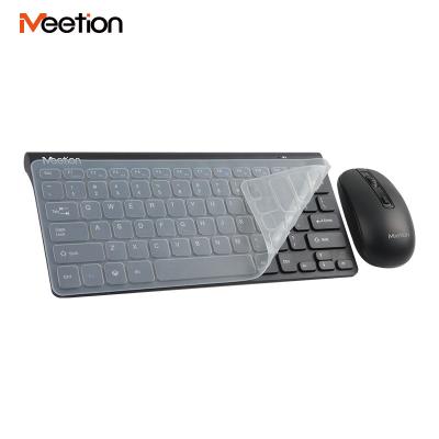 China Meetion Mini4000 Support Azerty Silm Thin 2.4g Mini Clavier Et Souris Sans Fil for Smart Tv for sale