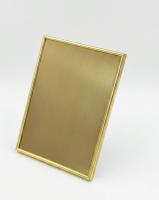 Quality Linear Brushed Stainless Steel Sheet with PVD Titanium Gold Coating - Fingerprin for sale