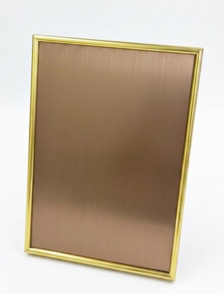 Quality Linear Brushed Rose Gold Stainless Steel Sheet with PVD Coating and Fingerprint-Resistant Surface for sale