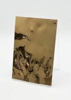 Quality 8K Mirror Stainless Steel Sheet with PVD Titanium Gold Coating for Waterproof for sale