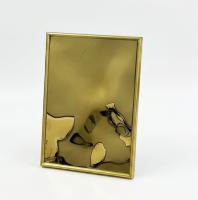 Quality Titanium Gold Medium Water Ripple Stainless Steel Sheet with PVD Coating for for sale