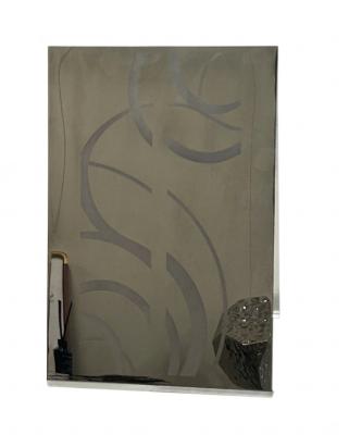 China 8K Mirror Finish Stainless Steel Sheet with Abstract Curve Etching for Rust and Scratch Resistant Applications for sale