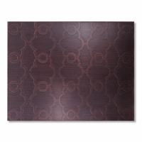 Quality European Style Vintage Geometric Pattern Stainless Steel Etched Sheet with Anti for sale