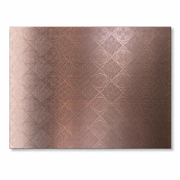 Quality Vintage Coin Pattern Anti-Fingerprint Matte Finish Stainless Steel Sheet with Customizable Color Options for sale