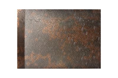 China Vintage Copper Cloud Emboss Stainless Steel Decorative Panel with Anti-Fingerprint Treatment and Customizable Color Options for sale