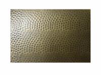 Quality Antique Bronze Coloring Stainless Steel Sheet with Honeycomb Dimpled Texture and for sale