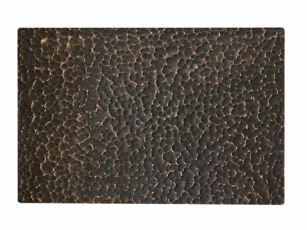 Quality Antique Bronze Coated Hammered Embossed Stainless Steel Sheet with Custom Sizes for Decorative Applications for sale
