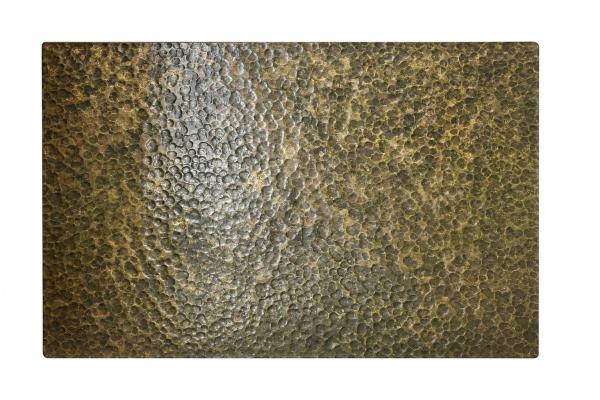 Quality Antique Bronze Coated Fine-Dot Hammered Embossed Stainless Steel Sheet with Custom Sizes for sale