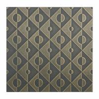 Quality Geometric Circle & Diamond Pattern Decorative Stainless Steel Sheet with Antique for sale