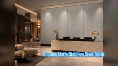 Premium Matte Color Coated Stainless Steel Sheet