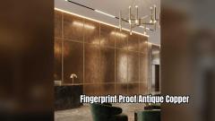 Antique Copper Stainless Steel Sheet Fingerprint Resistant