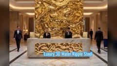 Black Titanium Water Ripple Stainless Steel Decorative Sheet