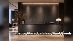 Premium Black Honeycomb Stainless Steel Wall Panels