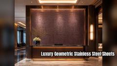Premium Geometric Stainless Steel Decorative Sheets