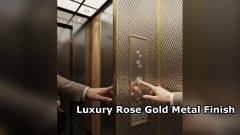 Premium Rose Gold Embossed Stainless Steel Sheet