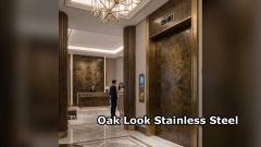 Antique Brown Stainless Steel Wood Grain Decorative Sheet