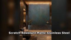 Scratch Resistant Matte Stainless Steel Decorative Sheets