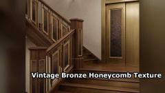Antique Bronze Honeycomb Stainless Steel Wall Cladding