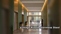 Fruit Green Vintage Stainless Steel Ripple Sheet