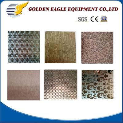 Cina 1200 kg di peso Ge-Sy48 macchina manuale per la stampa a schermo per pannelli decorativi per ascensori in vendita