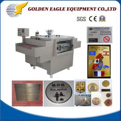 Cina Macchina di incisione fotochimica approvata CE per etichette e medaglie metalliche a 100 US/pezzo in vendita