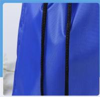 China String Closure Custom Logo Nylon Drawstring Bag Backpack Recycled Waterproof Polyester for sale