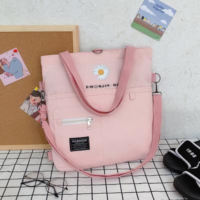 중국 한계를 넘은 생산 캔버스 핸드백 단일 손잡이/띠 및 지퍼 폐쇄 판매용