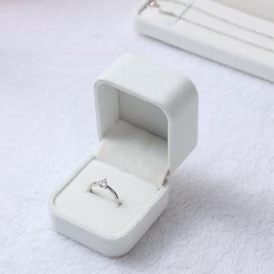 China Custom Logo Stock Velvet Black Jewelry Boxes with Printing and Luxury Design for sale