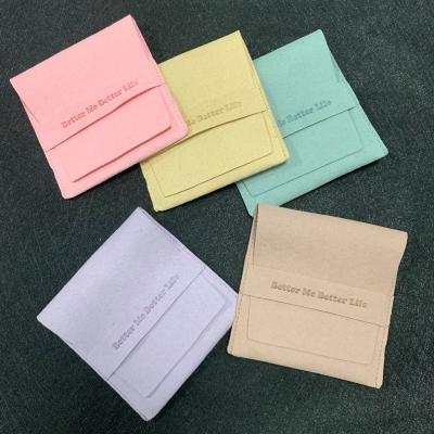 Cina Taschino per gioielli per orecchini OEM Microfibra Gioielleria Borsa regalo in vendita