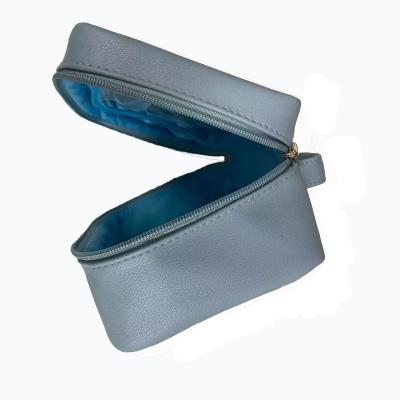 Cina Moda grande borsa trucco impermeabile pelle sacchetto igienico grande piatto portatile tasche interne borsa cosmetica personalizzata per le donne in vendita