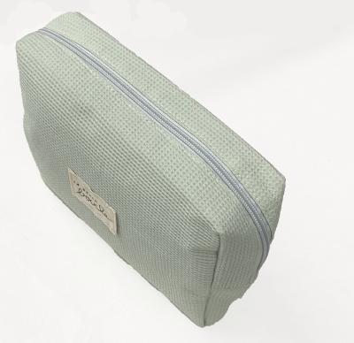 Cina Borsa di trucco a strisce in corduroy per donne di moda. in vendita