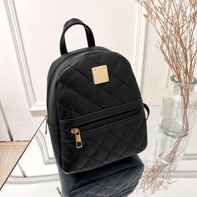 Cina 2022 Moda tendenza di nylon rivestimento piccolo zaino spalla messaggero per donna in vendita