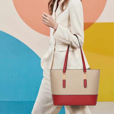 Cina Lettera di moda stampata Borsa di cotone per donne grande capacità Set di borsa a mano in tre pezzi in vendita
