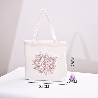 중국 사용자 지정 로고 검은 손잡이 캔버스 가방 100% 면 토트 가방 귀하의 비즈니스 필요 판매용