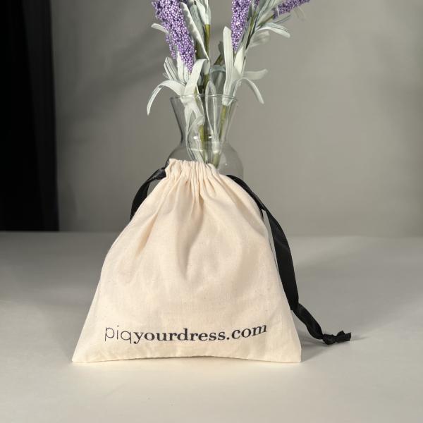 Gifts Custom Size Small Large White Muslin Pouch Jewelry Canvas Cotton Drawstring Bag