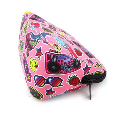 Cina Logo personalizzato Neoprene Sublimazione Borsa Cosmetica Borse di trucco per borse da mano per donne in vendita